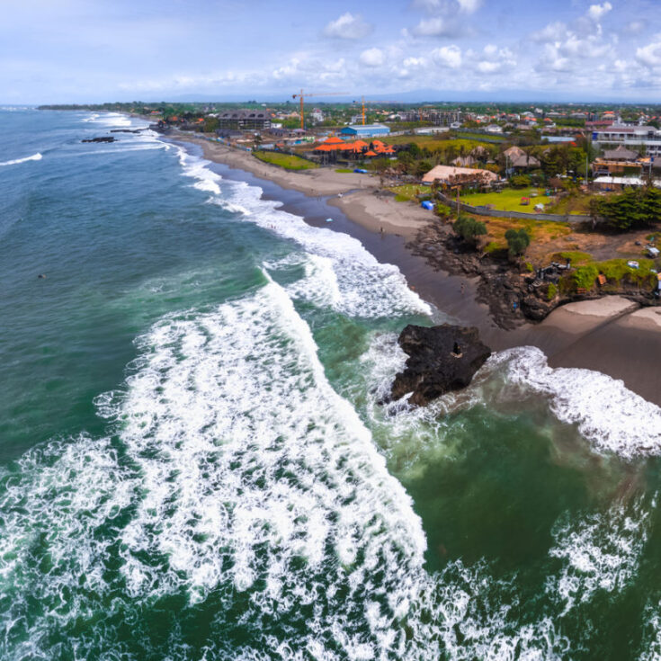 High Tide Havoc On Bali Beach As Waves Wash Away Local Stalls And Sun ...