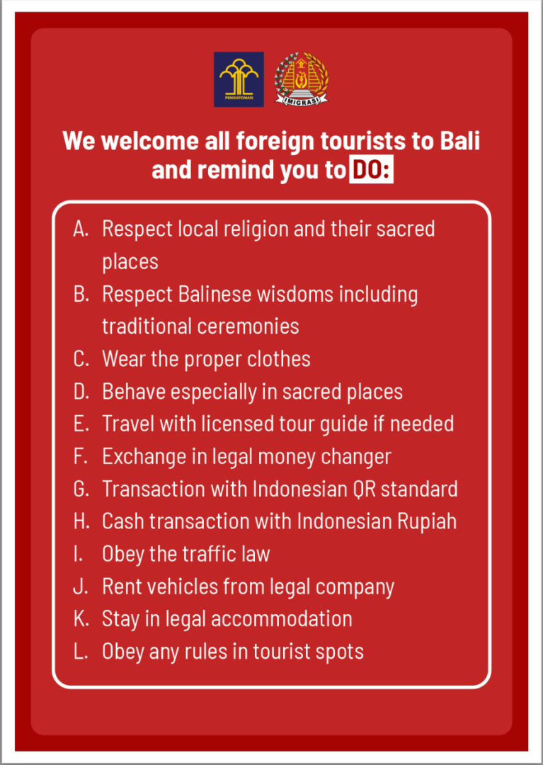 Bali Tourists Will Be Asked To Scan QR Code On Arrival To Read New ...