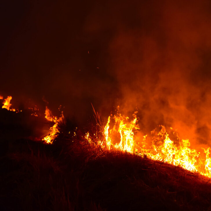 Tourist Captures Shocking View Of Wildfires On Bali’s Mount Agung From ...
